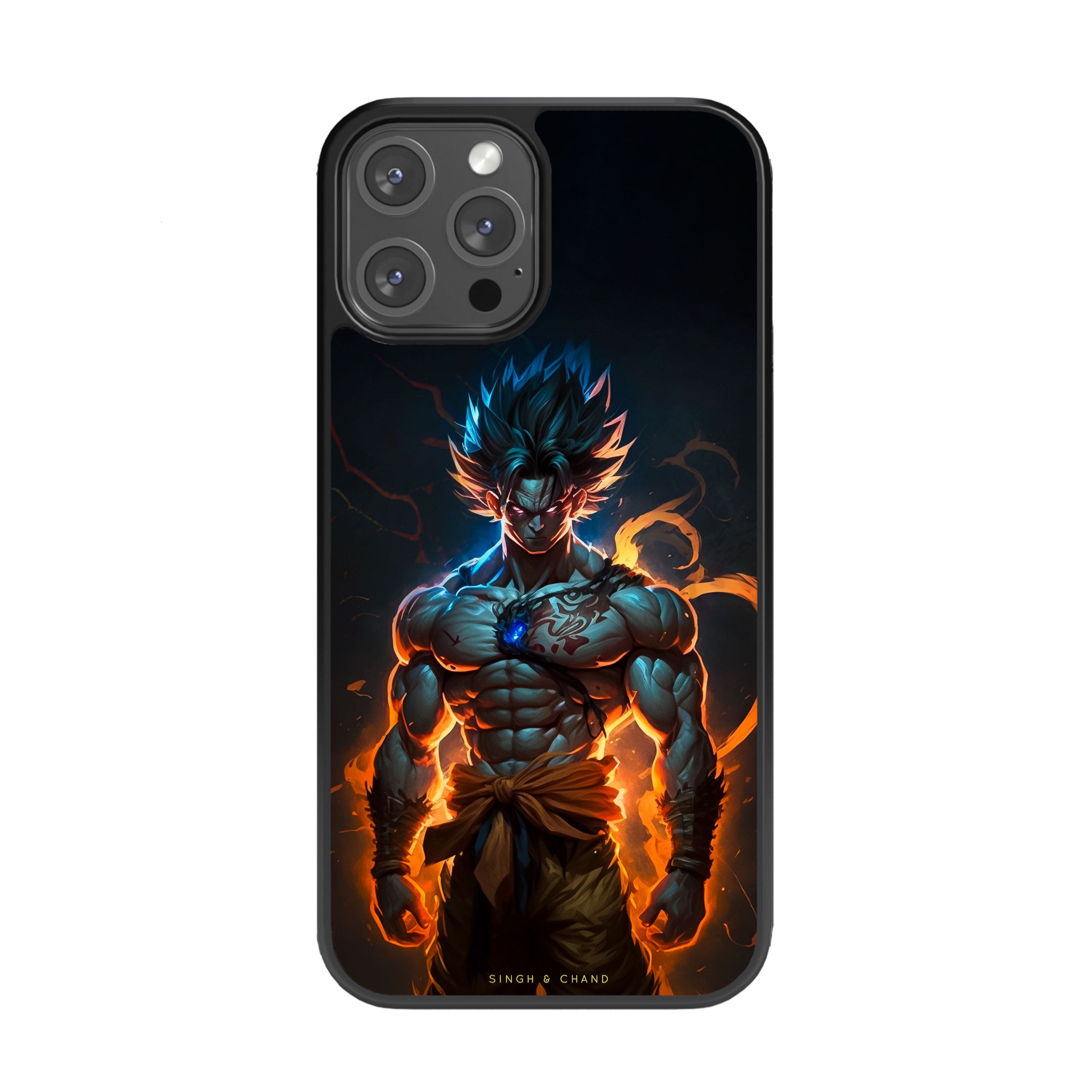 Goku Ultra Instinct Glass Phone Case – SINGH & CHAND