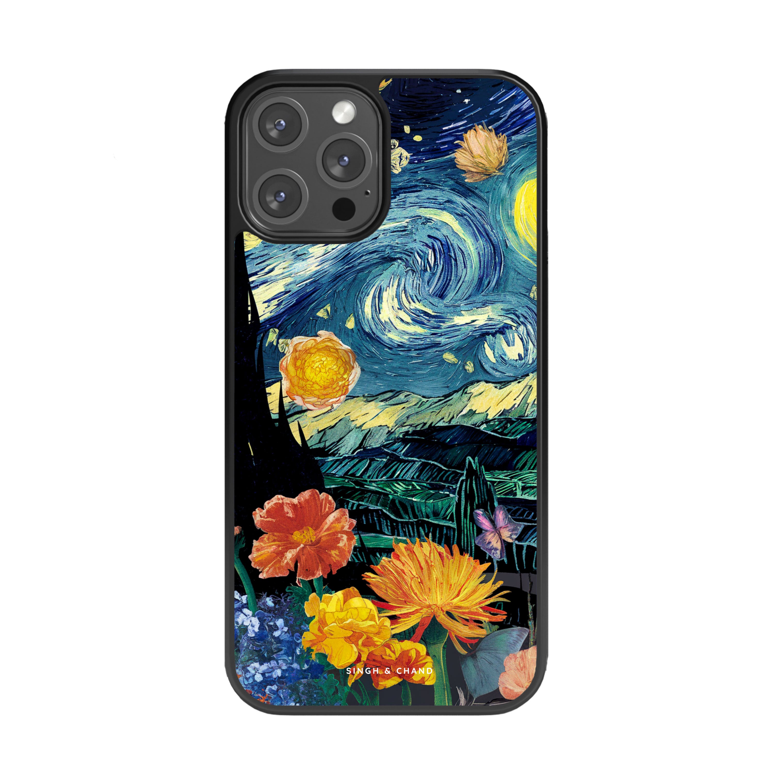 Van Gogh's Starry night Glass Phone Case – SINGH & CHAND